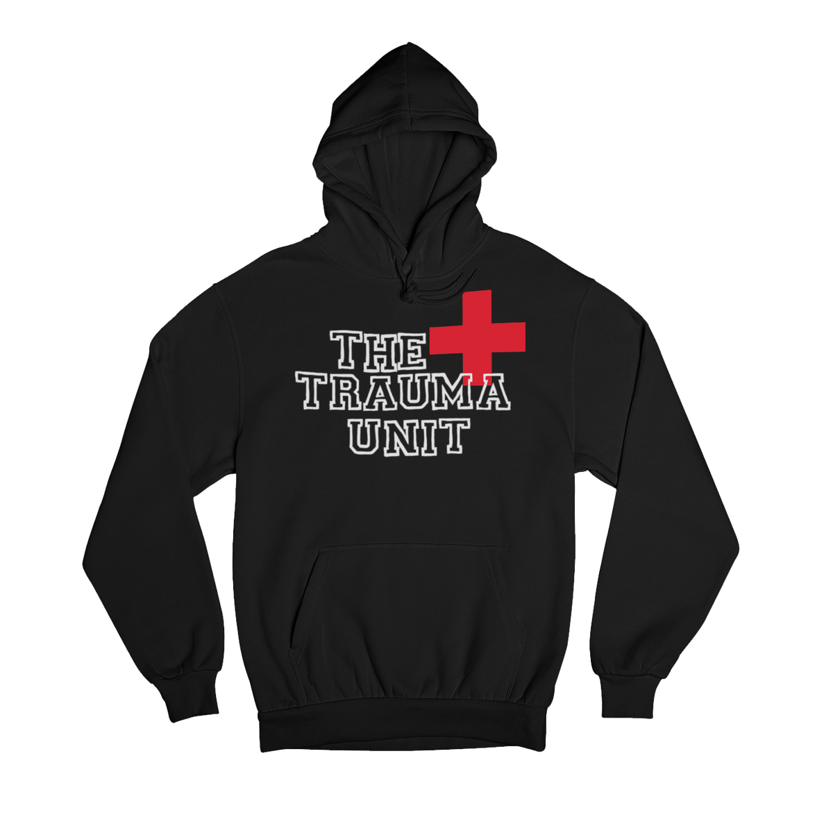 Trauma Unit CLASSIC Black Hoodie – The Trauma Unit